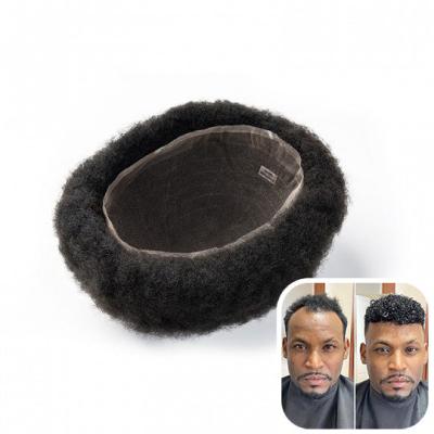 China Hand Tied Custom Hair System Natural Hairline Bespoke Lace Hair Replacement For Men for sale
