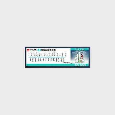 China 28.8 Inch Bar Type Display Support Cutting Brightness Customization Outdoor Application for sale