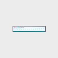 China 36.6 Inch Cutting Bar Type Display With 1920*290 Resolution Support Brightness Customzaiton for sale