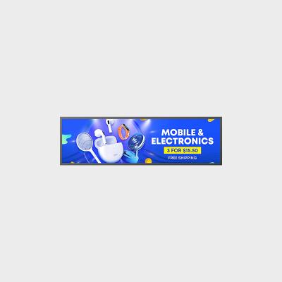 China 49.5 inch Bar Type TFT LCD Support Outdoor And Indoor Commercial Application for sale