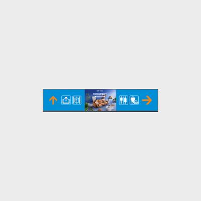 China 47.6-inch Double-Sided Android Bar-TFT Advertising Support Brightness Customization for sale