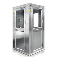 China Customized Three-Doors Stainless Steel 304 Vertical Air Flow Cleanroom Air Shower Room for sale