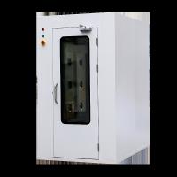 China Customizable Powder Coated Steel / SUS304 Air Shower Room with 0-99s Adjustable Cleanroom Air Shower for sale