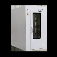 China Customizable Powder Coated Steel / SUS304 Air Shower Room with 0-99s Adjustable Cleanroom Air Shower for sale