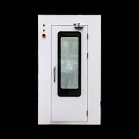 China Customizable Powder Coated Steel / SUS304 Air Shower Room with 0-99s Adjustable Cleanroom Air Shower for sale