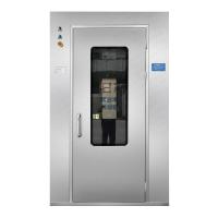 China SUS304 Stainless Steel Pharma Air Shower Room with 13-25m/s Wind Speed and Adjustable Air Shower Time for sale