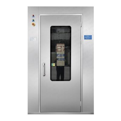 China SUS304 Stainless Steel Pharma Air Shower Room with 13-25m/s Wind Speed and Adjustable Air Shower Time for sale