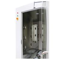 China AC220V/3P/50Hz Air Shower Room with 13-25M/S Wind Speed and Powder Coated Steel / SUS304 for Pharma Medical Purification for sale