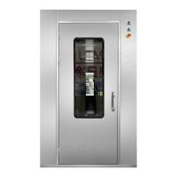 China Wind Speed Controlled Stainless Steel Air Shower Room with 1800W Power and Adjustable Air Shower Time for sale