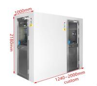 China Customized Air Shower Room Right Angle Intelligent Air Shower OEM / ODM Acceptable for sale