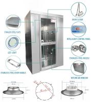 China Intelligent Air Shower Room 1500W with 360° Airflow Angle and SUS304/Powder-coated Steel Plate for Clean Room for sale