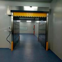 China Fully Automatic 304 Stainless Steel Air Shower Room with 25-28M/S Air Velocity and 0-99s Adjustable Shower Time for sale