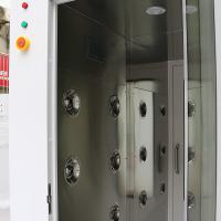 China 304 Stainless Steel Air Shower Room - Customized Clean Room Equipment with 13-25m/s Wind Speed for sale