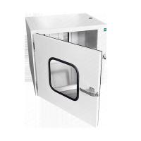 China Lab Clean Room Pass Box Static Dynamic Air Shower Pass Box Internal Arc Treatment for sale