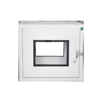 China 304 Stainless Steel Interlock Pass Box with Mechanical Interlock and UV Sterilization for Cleanroom Use for sale