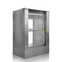 China 304 Stainless steel Customized lifting door/window pass through cabinet electrical pass through box pass box for sale