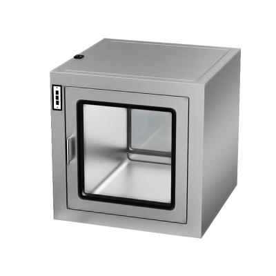 China 304 Stainless Steel Compact Flat Door Pass Box | 600x600x600mm for sale