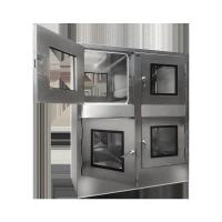 China Customizable Cleanroom Stainless Steel Pass Through Cabinet Pharma laminar Flow Pass Thru Box for sale