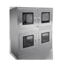 China Customizable Cleanroom Stainless Steel Pass Through Cabinet Pharma laminar Flow Pass Thru Box for sale