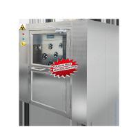 China stainless steel Dynamic Electrical Pass Through Box UV Clean Room Pass Thru Box for sale