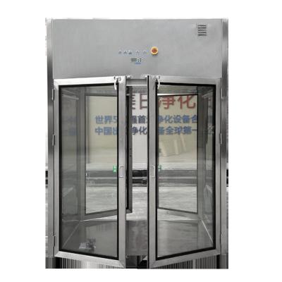 China Double Door Clean Room Pass Box with HEPA Filter and Mechanical Locks for Lab Use for sale