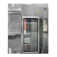 China double door pass box cargo access air shower pass box for food processing industry led electronics factories for sale