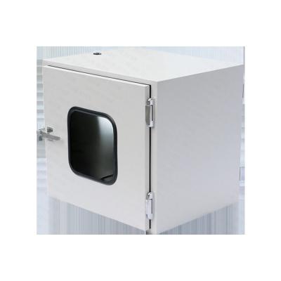 China Industrial-Grade Mechanical Interlock Pass Box with Powder-Coated/201 SS Construction and ISO 14644-1 Compliance for Cleanrooms for sale