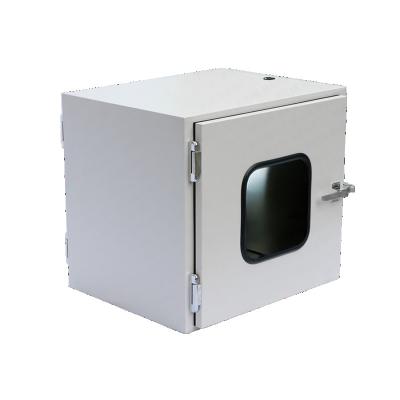 China Customized Lab Static Clean Room Pass Box with Internal Arc Treatment and Seamless Connection for sale