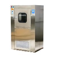 China Stainless Steel Laminar Flow Pass Box with Manual Control Interlock and Seamless Connection for Clean Rooms for sale