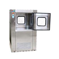 China Stainless Steel Laminar Flow Pass Box with Manual Control Interlock and Seamless Connection for Clean Rooms for sale