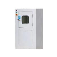 China MRJH Single Story Manual Control Interlock Door Air Shower Pass Box with Exterior Lank Finish Cold Rolled Sheet Interior SS for sale
