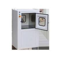 China MRJH Single Story Manual Control Interlock Door Air Shower Pass Box with Exterior Lank Finish Cold Rolled Sheet Interior SS for sale