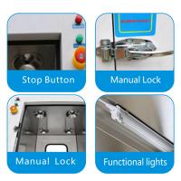 China MRJH Single Story Manual Control Interlock Door Air Shower Pass Box with Exterior Lank Finish Cold Rolled Sheet Interior SS for sale