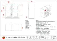 China MRJH Anti-radiation Double-layer Flat Door Mechanical Joint Control Lock Stainless Steel Transfer Window Pass Box for sale