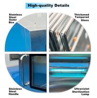 China GMP Certified Electronic Interlocking Stainless Steel Pass Box for Clean Room Transfer Window for sale