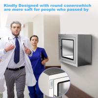 China GMP Certified Electronic Interlocking Stainless Steel Pass Box for Clean Room Transfer Window for sale