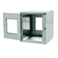 China Customized UV Pass Box with 304 Stainless Steel Construction and Mechanical Interlock for Clean Rooms for sale