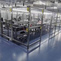 China Portable Modular Clean Room System with Glass Doors and Customizable Design for Medical and Food Industries for sale
