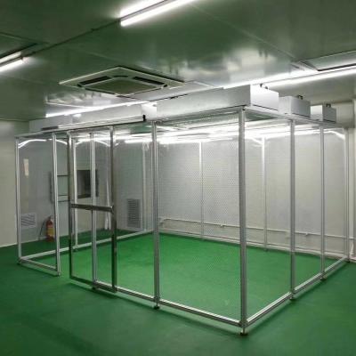 China GMP Certified Modular Clean Room Class 100-10000 Portable Dust Free Room Customizable for Industrial Use for sale