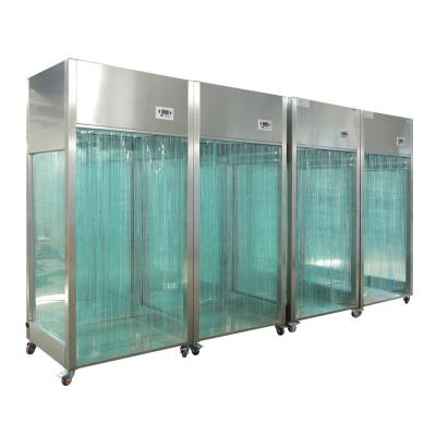 China Portable GMP Sampling Booth with SUS304/Powder-coated Steel Plate and Class10000 Cleanliness for Adjustable Wind Speed for sale