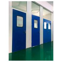 China Modern Polymer Cleanroom Steel Door with Double Glazing and Sound Insulation for Hospitals for sale