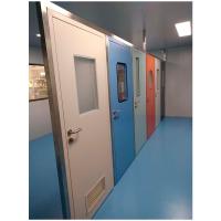 China Modern Polymer Cleanroom Steel Door with Double Glazing and Sound Insulation for Hospitals for sale