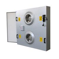 China Double Fan Filter Unit FFU 4 × 4 Size Air Purification Unit for Pharmaceutical Industry for sale