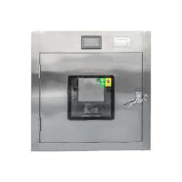 China Clean Room Xenon Lamp Pass Through Box Window Stainless Steel Electrostatic Interlock for sale