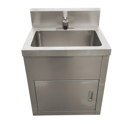 China Single-Person Hand Wash Sink 304 Stainless Steel for Cleaning and Disinfection for sale