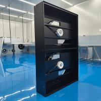 China Corrosion Resistant FFU Filter Fan Unit Black Cold Plate Paint For Clean Room for sale