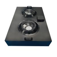 China Cold Plate Paint FFU Filters Low Noise Air Reduction Pollutant Black For Clean Room for sale