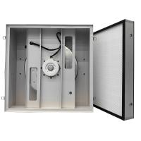 China Aluminized Zinc Plate Fan Filter Unit with HEPA Air Speed 0.45-0.75m/s and 2 Years Warranty for Cleanroom Equipment for sale