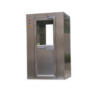 China 201 Stainless Steel Air Shower with Double Jets and ISO-Certified Compact Design for Cleanroom Decontamination for sale