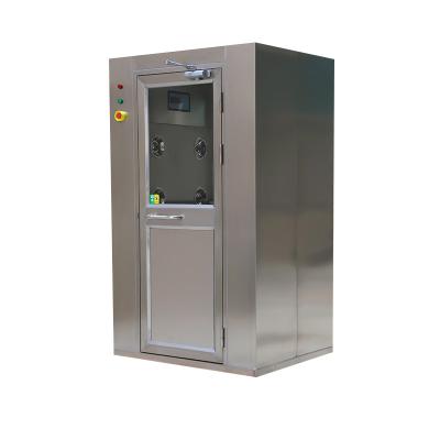 China 201 Stainless Steel Air Shower with Double Jets and ISO-Certified Compact Design for Cleanroom Decontamination for sale